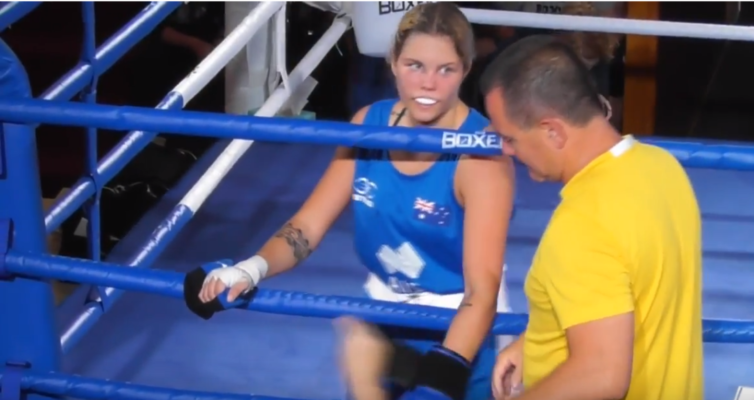 Taylah Robertson becomes the first medallist of the Gold Coast ...